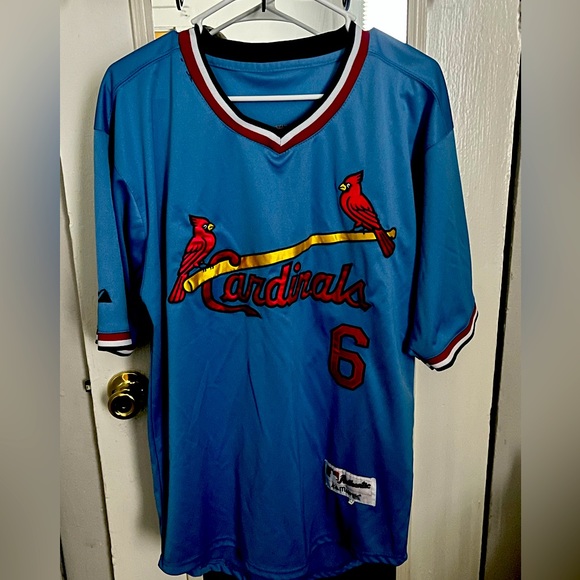 Majestic | Shirts | Musial Number 6 Jersey | Poshmark
